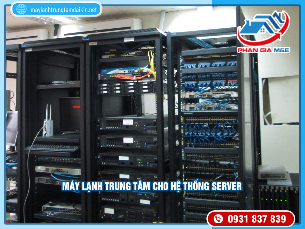 Máy lạnh trung tâm cho hệ thống server